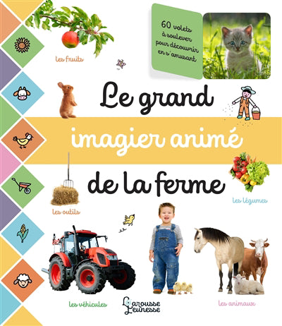 Le grand imagier animé de la ferme – QUB livre
