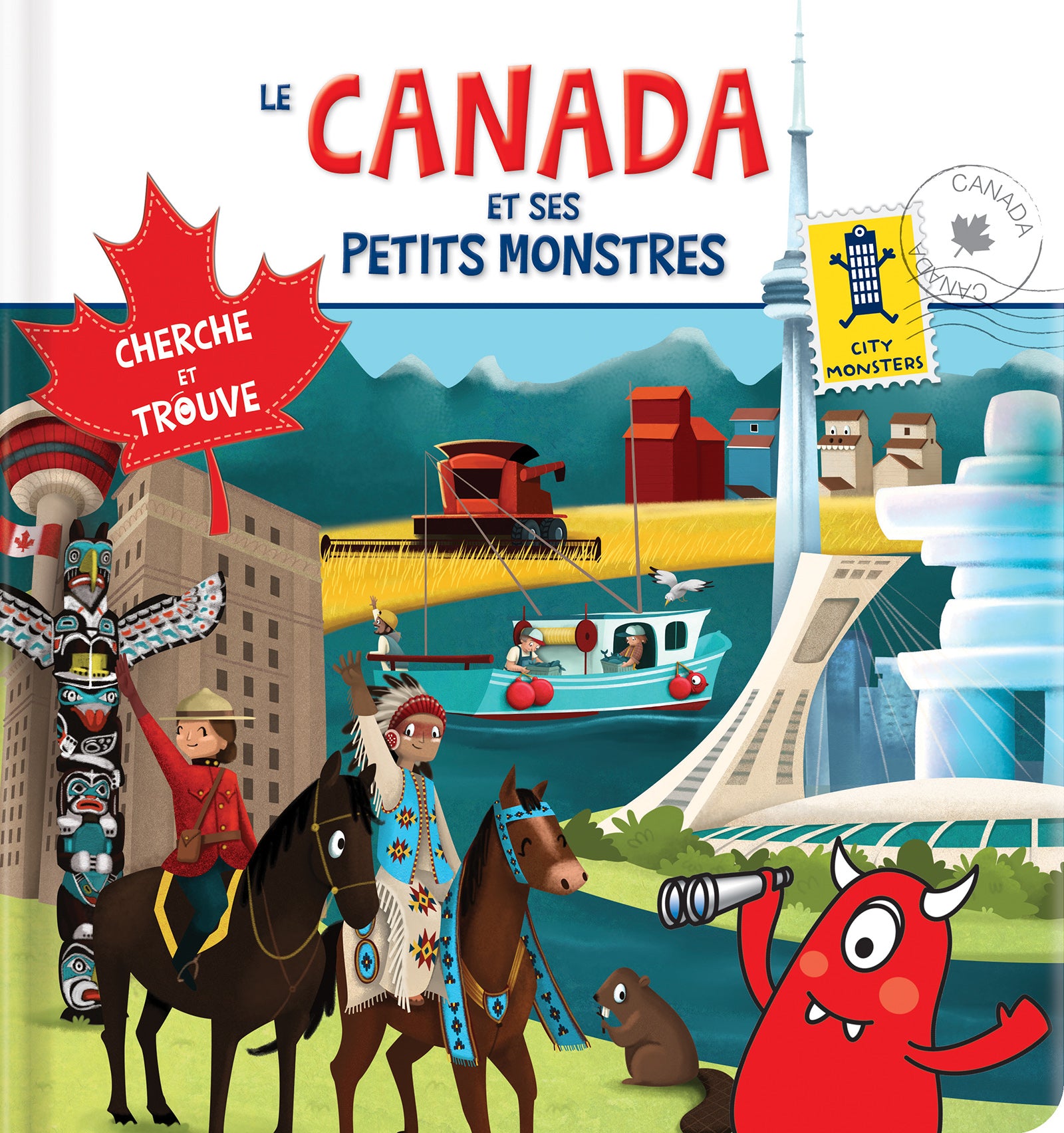Le Canada et ses petits monstres : cherche et trouve! – QUB livre
