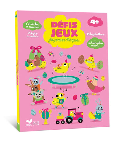 Défis jeux joyeuses Pâques : cherche et trouve, points à relier, labyr ...