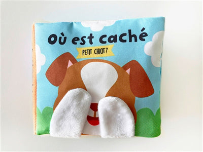 Où est caché Petit Chiot ? – QUB livre
