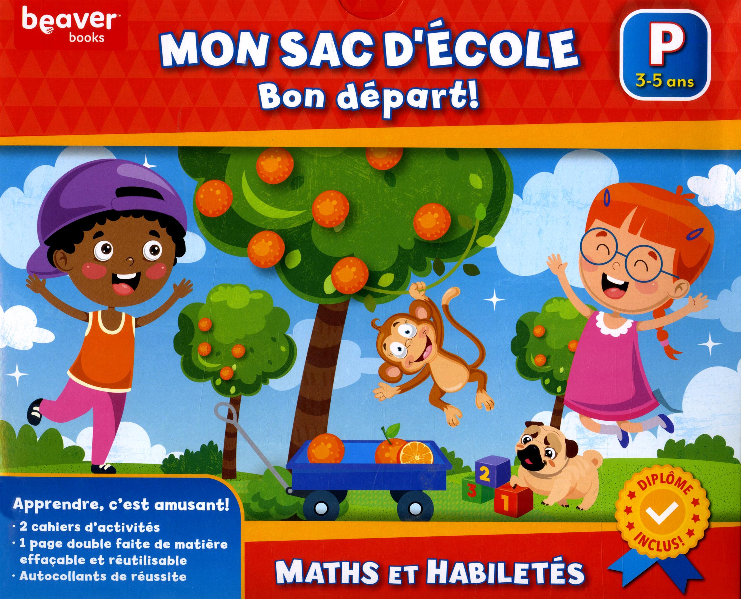 Mon sac d'école - Préscolaire – QUB livre