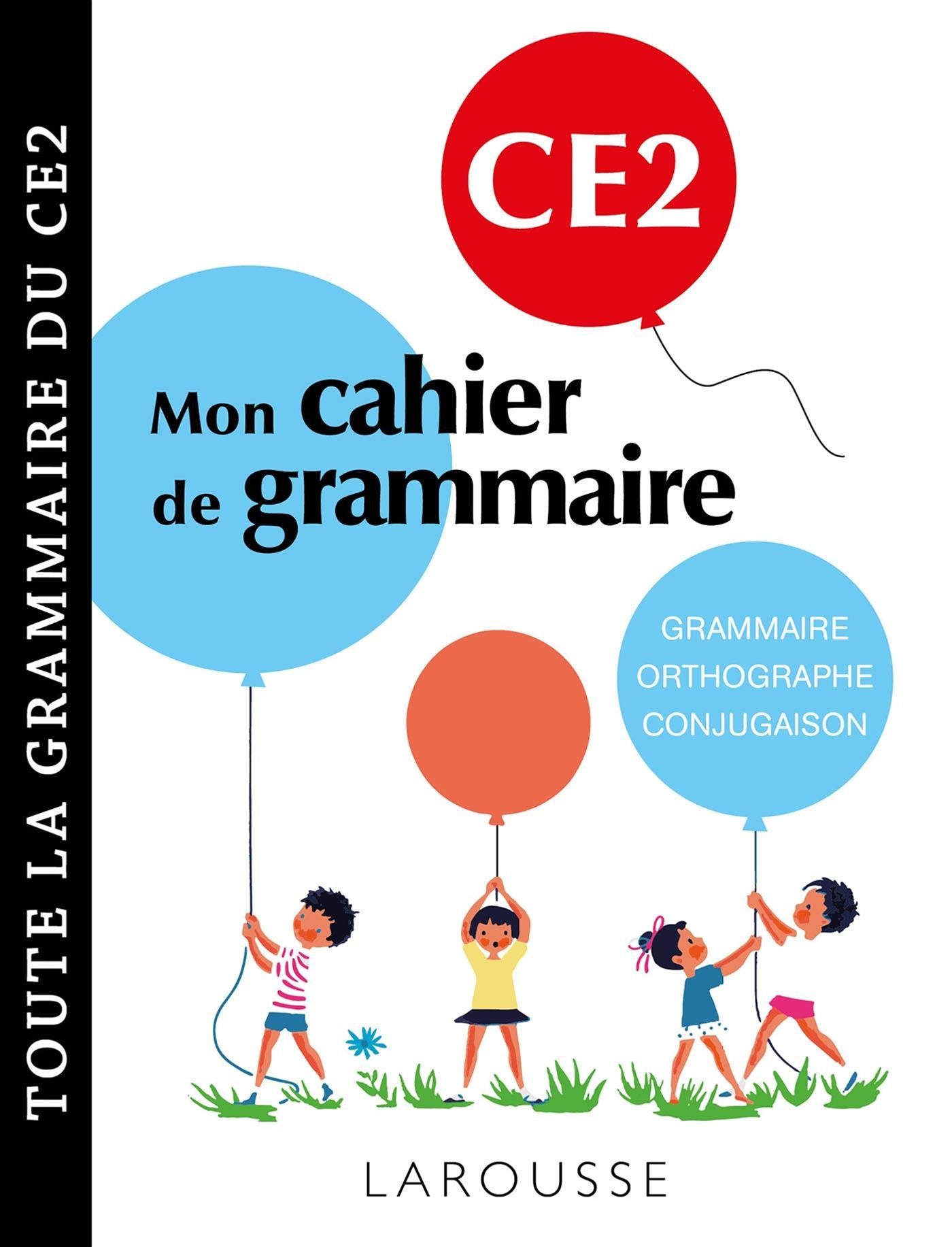 Mon cahier de grammaire CE2 – QUB livre