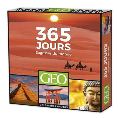 365 JOURS SAGESSE DU MONDE - CALENDRIERS GÉO – QUB livre