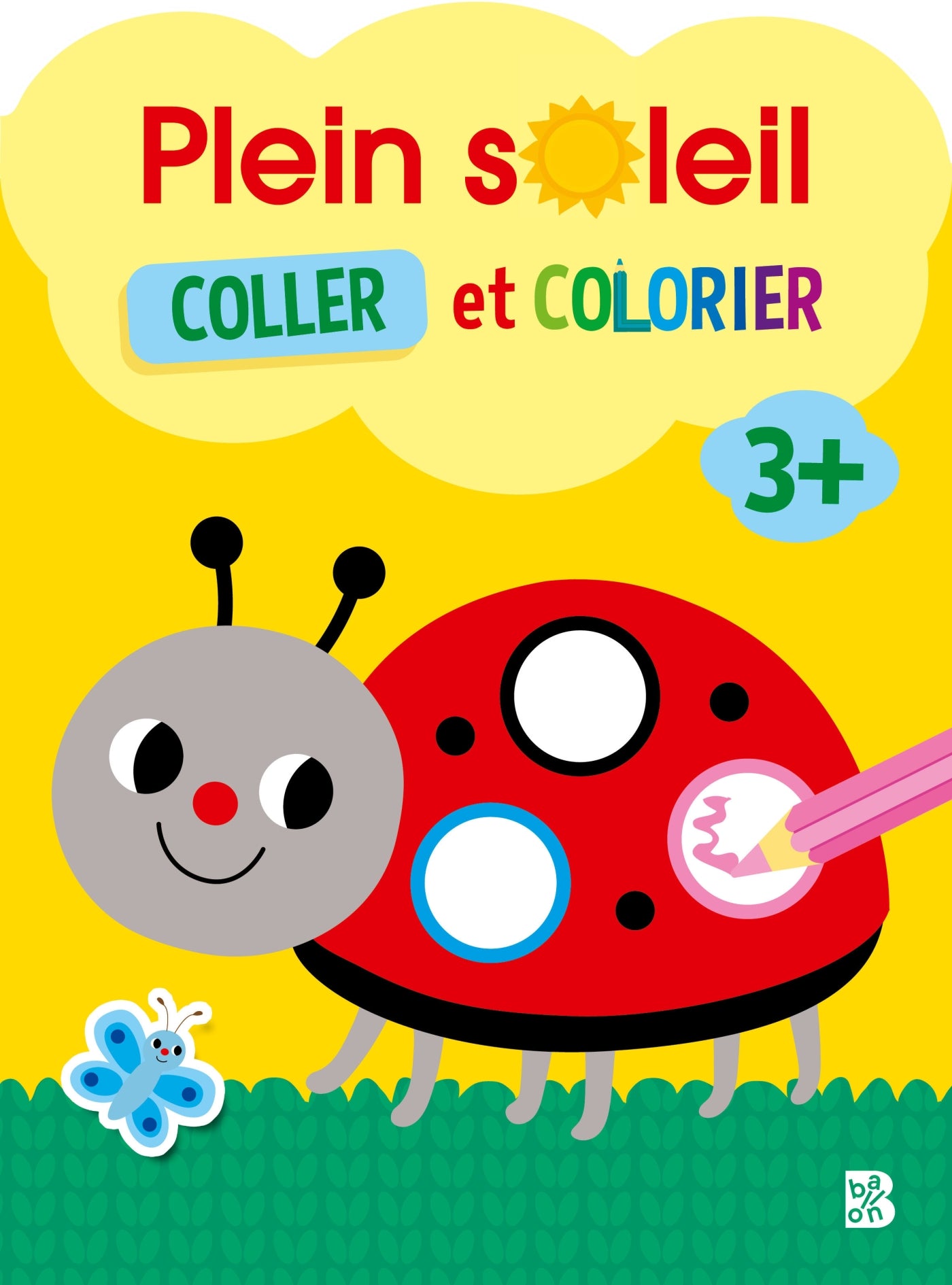 Plein soleil coller et colorier 3+ – QUB livre