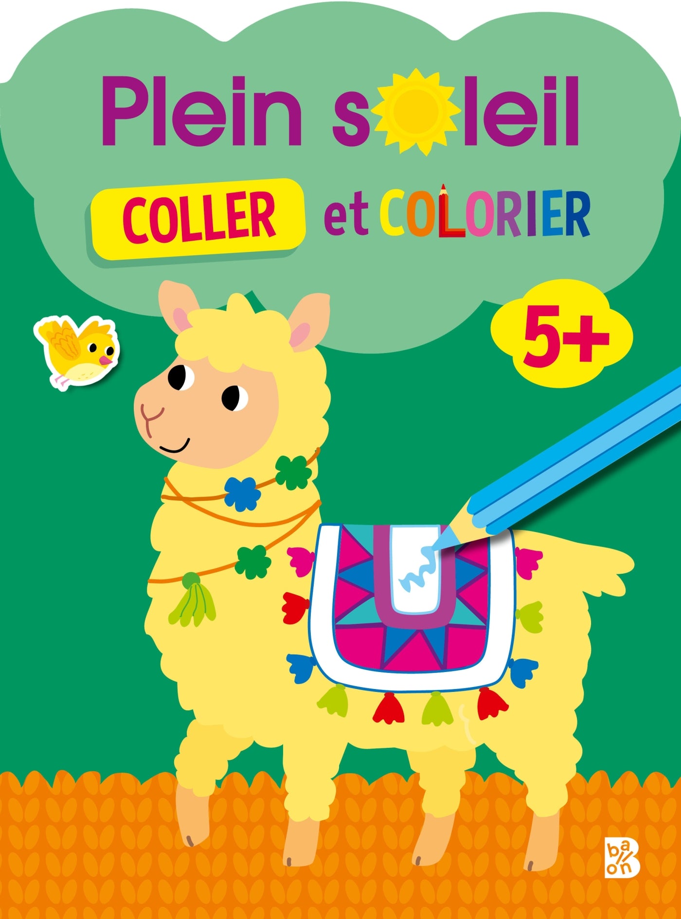 Plein soleil coller et colorier 5+ – QUB livre