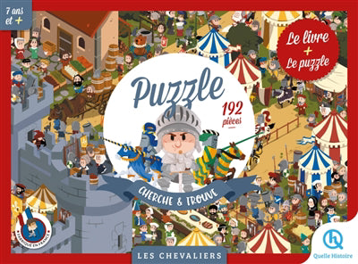 Puzzle Cherche et Trouve : Les chevaliers – QUB livre