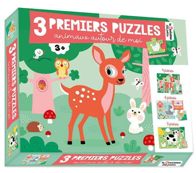 Animaux autour de moi : 3 premiers puzzles – QUB livre